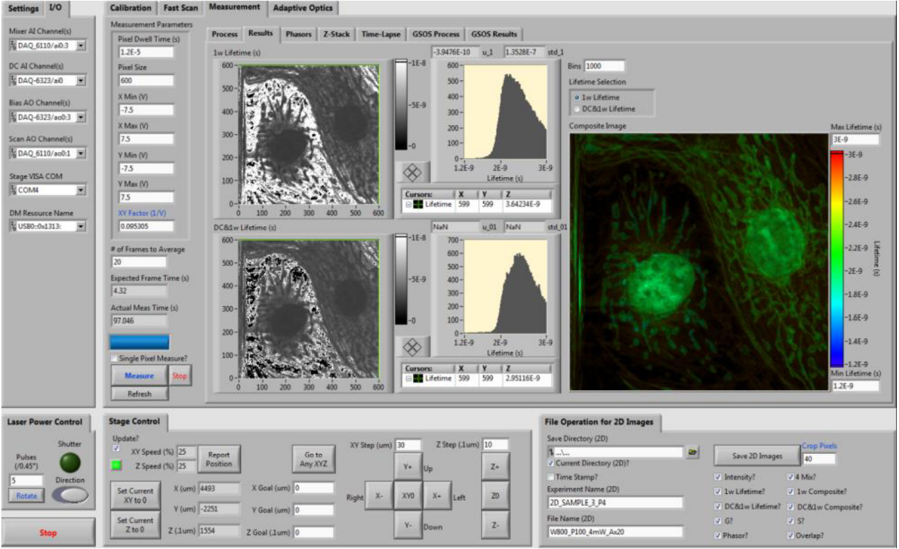 Control software for instant FLIM | BOLTS @ CU Boulder